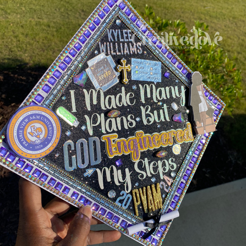 🎓 Custom Graduation Cap Topper – Personalized & Handmade for Your Big ...